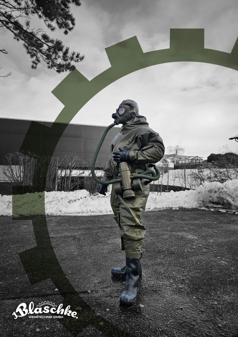 One-piece military NBC protective suits